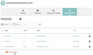 Setting the DNS for GitHub Pages on Namecheap – Development, design ...